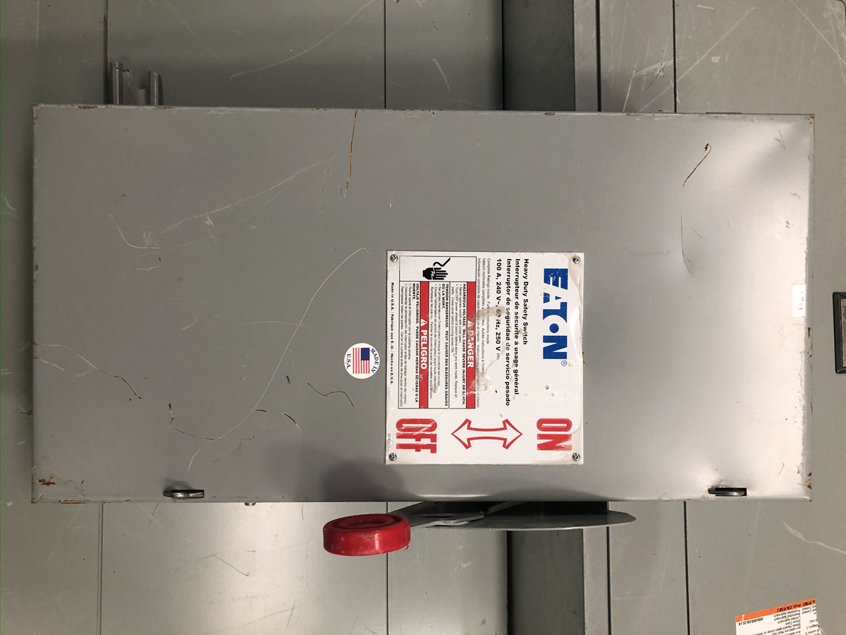 54172995 - Heavy Duty Safety Switch DH323FGK Eaton 100 Amp 240 V