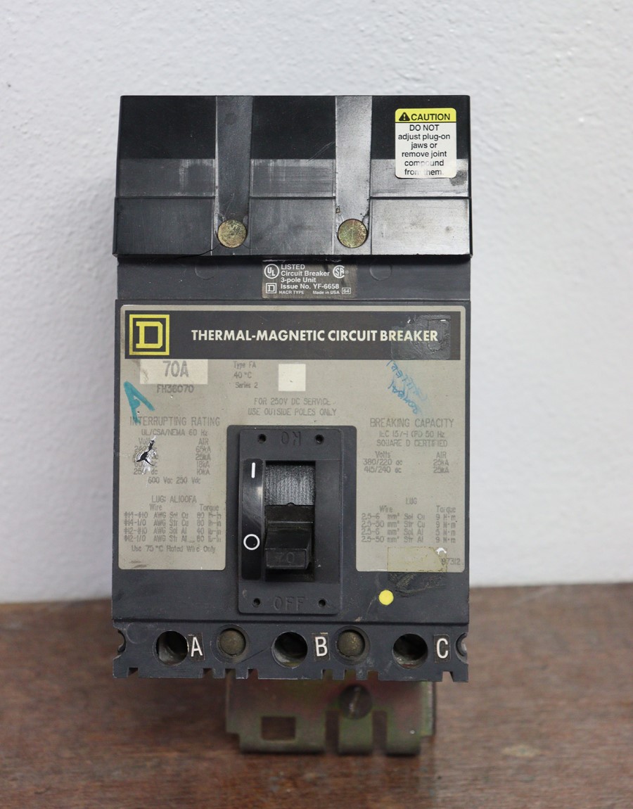 60570684 - Heavy Duty Safety Switch H362 Square D 60 amp 600 V